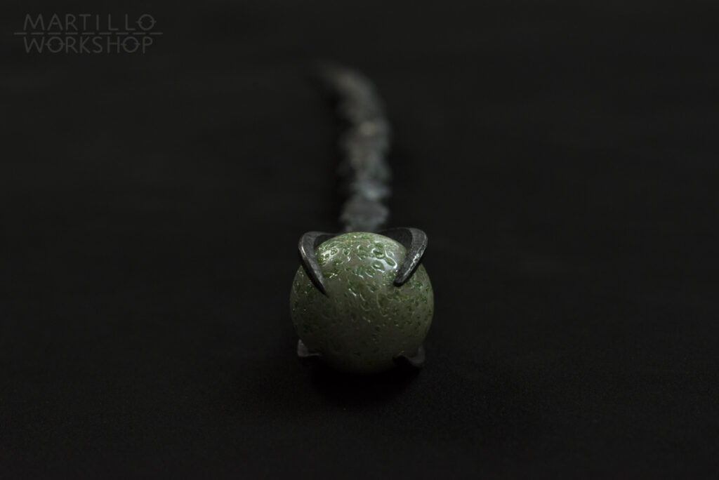 Magic Wand with glass marble insert - Martillo Workshop